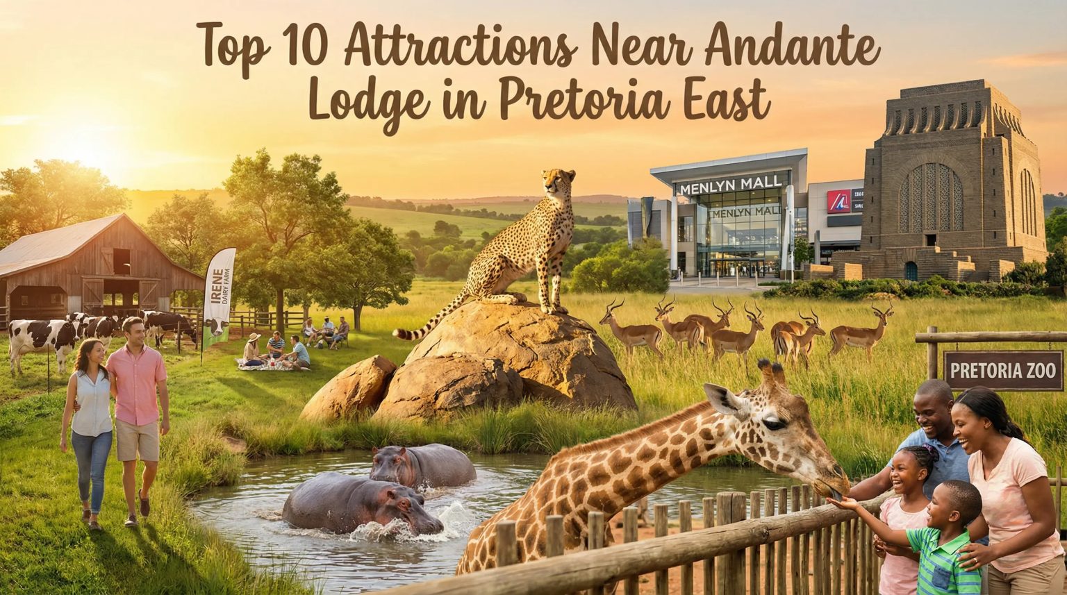 Attractions Near Andante Lodge in Pretoria East - Andante Boutique ...